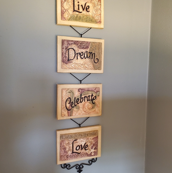 Home Interiors | Wall Decor | Home Interiors 4 Piece Wall Plaques ...